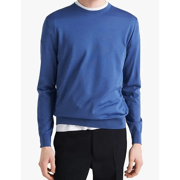 Prada Crewneck Regular-fit Wool Jumper