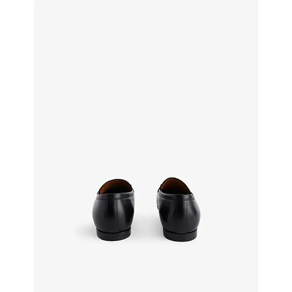 Gucci Gg-monogram Horsebit Leather Loafers