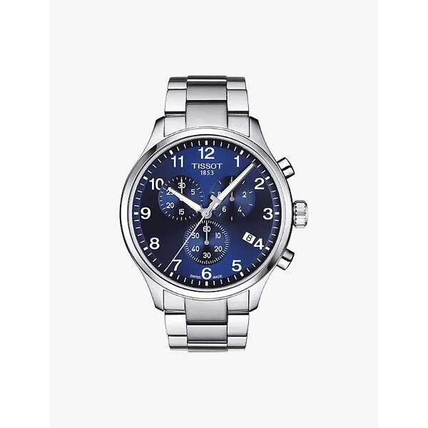 TISSOT Chrono Xl Classic Stainless-steel Quartz Watch - Blue