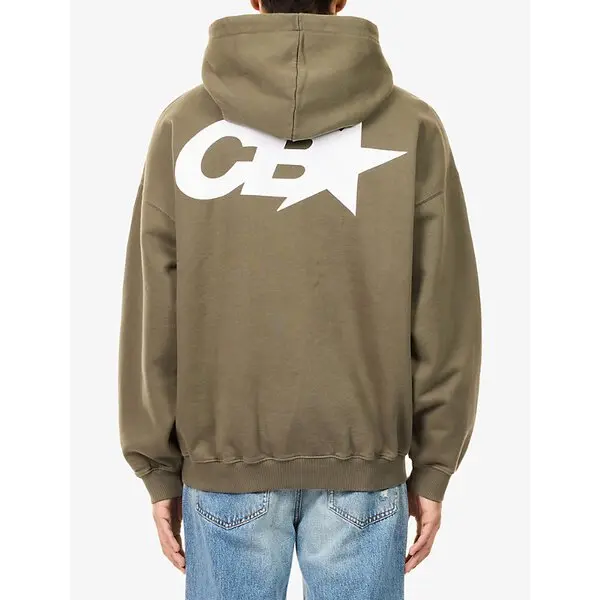 COLE BUXTON Star Racing Logo-print Cotton Hoodie