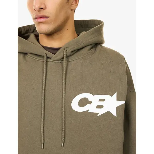 COLE BUXTON Star Racing Logo-print Cotton Hoodie