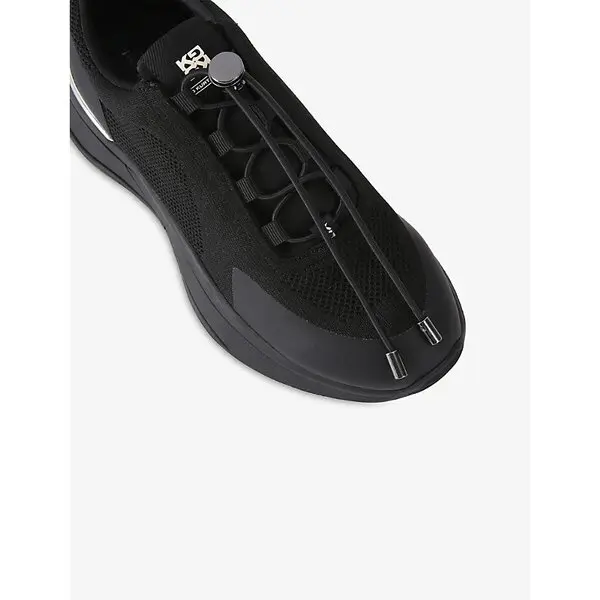 Kurt Geiger Toggle Fabric Trainers - Black/comb