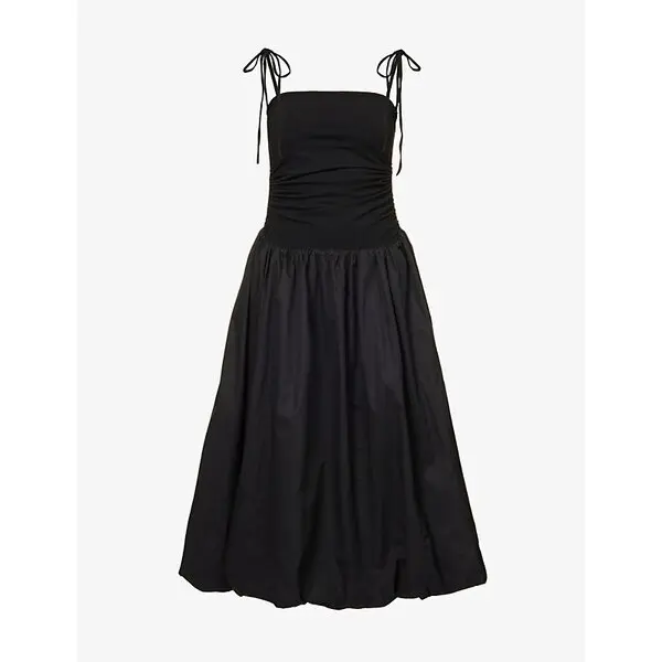 AMY LYNN Alexa Spaghetti-strap Stretch-cotton Maxi Dress