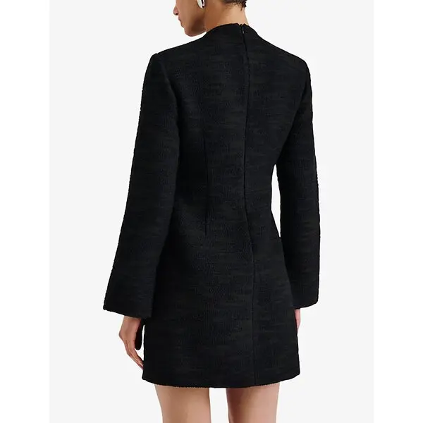 MALINA Leanna Boucle Mini Dress