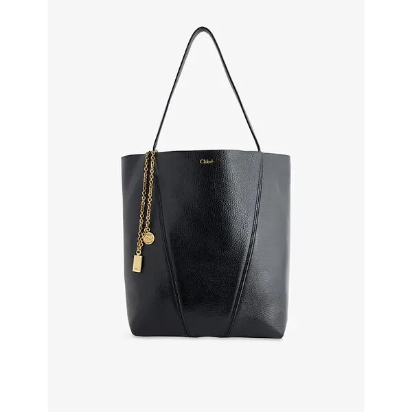 Chloé Spin Medium Leather Tote Bag