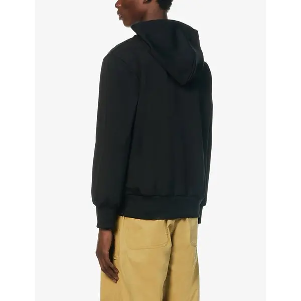Play Comme Des Garcon Heart Appliquéd Stretch Hoodie