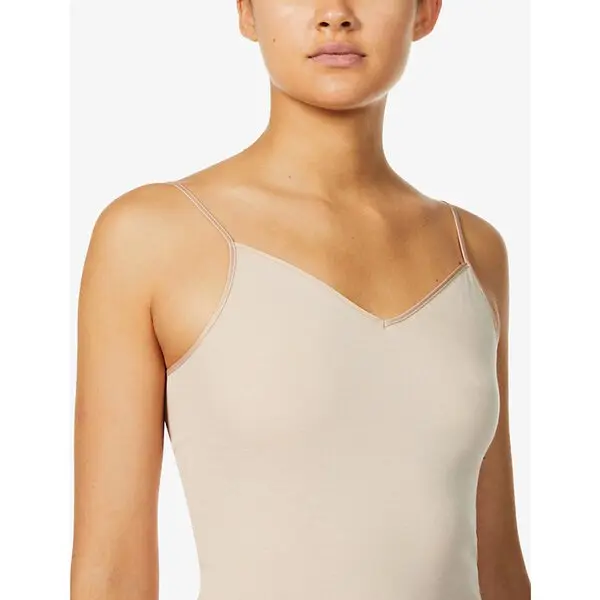 Hanro Cotton-jersey Cami Top - Beige