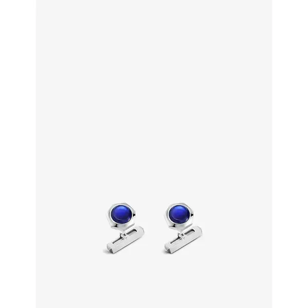Cartier Santos De Palladium-coated Sterling- Cufflinks - Silver