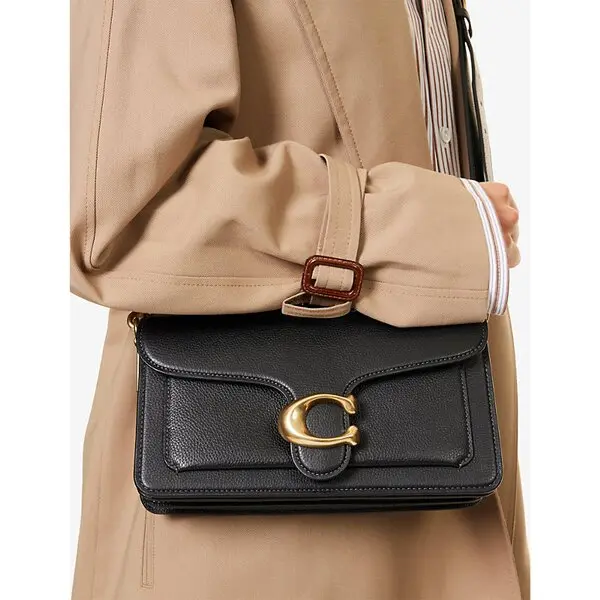 COACH Tabby 26 Pebbled-leather Shoulder Bag - B4/black