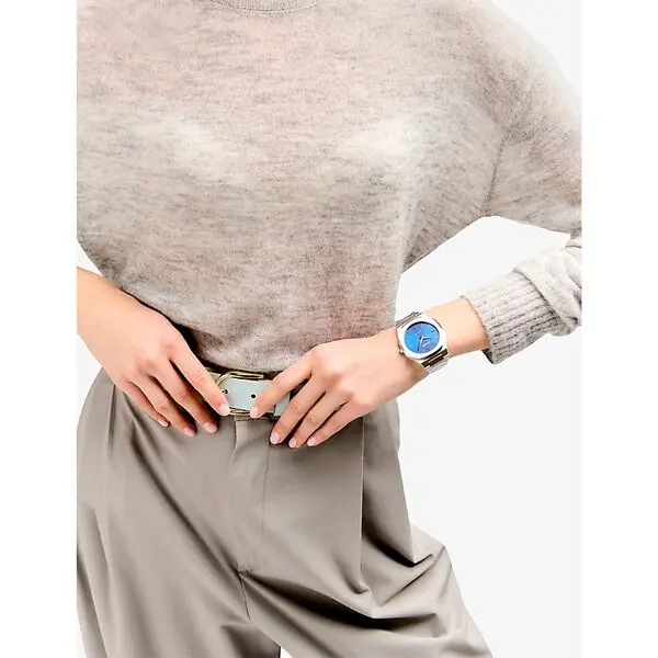 D1 MILANO Ultra Thin Bracelet Stainless Steel Quartz Watch - Blue