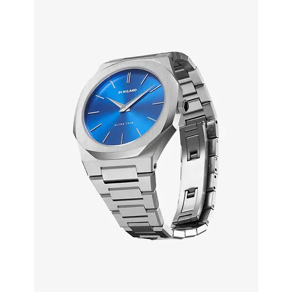 D1 MILANO Ultra Thin Bracelet Stainless Steel Quartz Watch - Blue