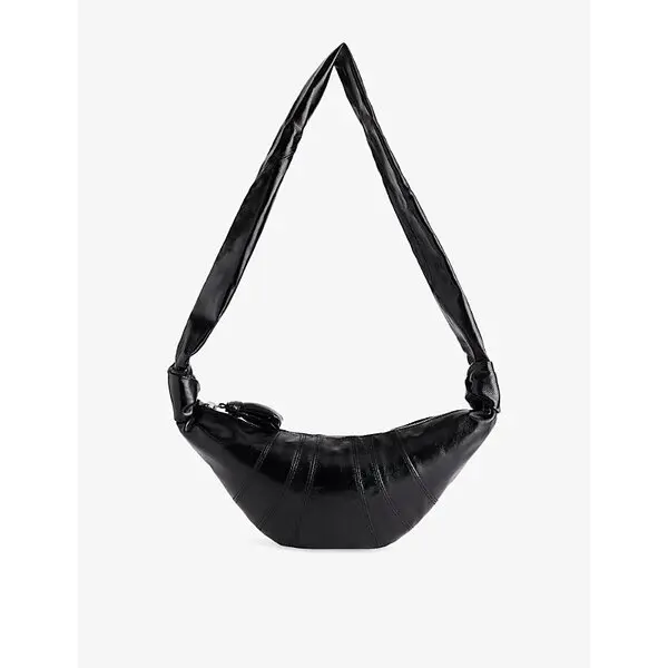 LEMAIRE Croissant Small Cotton-coated Bag - Black