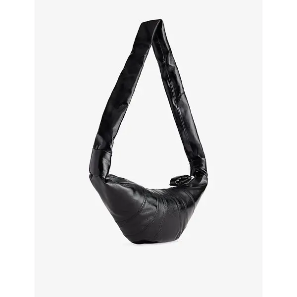 LEMAIRE Croissant Small Cotton-coated Bag - Black