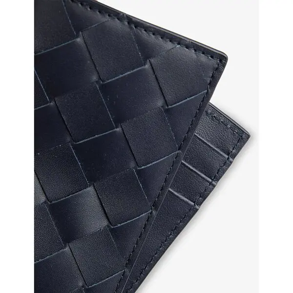 Bottega Veneta Flap Intrecciato Leather Card Case