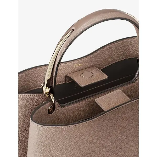 Cartier Panthère De Top-handle Bag - Beige