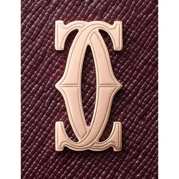 Cartier C De Simple Leather Card Holder