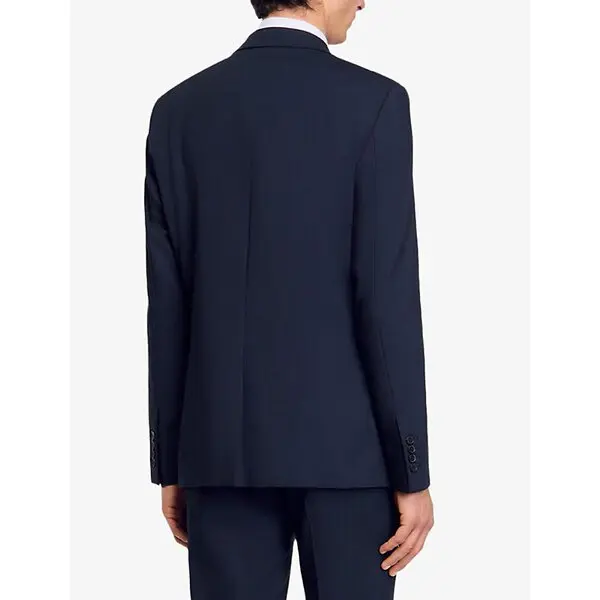 Sandro Regular-fit Single-breasted Wool Blazer