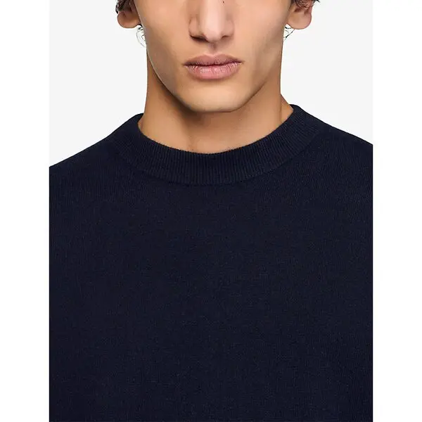 Sandro Long-sleeve Cashmere Jumper - Bleus