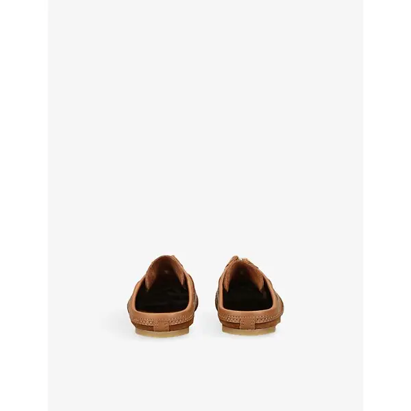 Dries Van Noten Dustin Suede Mules - Tan