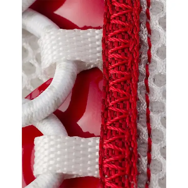 Prada Speedrock Leather And Mesh Trainers - Red