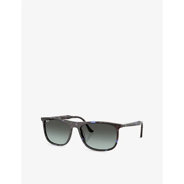 Ray-ban Rectangle-frame Acetate Sunglasses