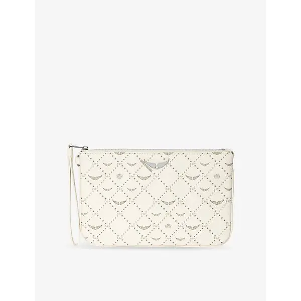 Zadig&Voltaire Z Monogram Canvas Clutch Bag