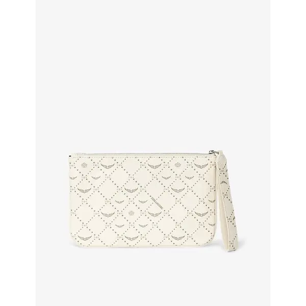 Zadig&Voltaire Z Monogram Canvas Clutch Bag
