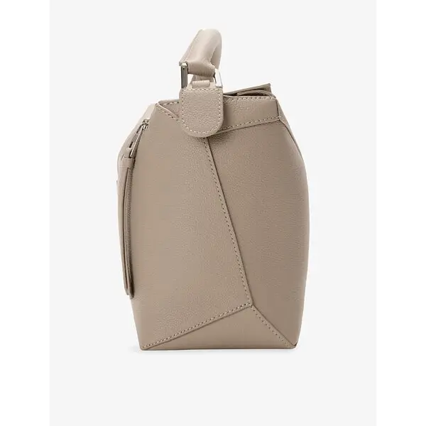 Loewe Puzzle Edge Medium Leather Shoulder Bag - Clay