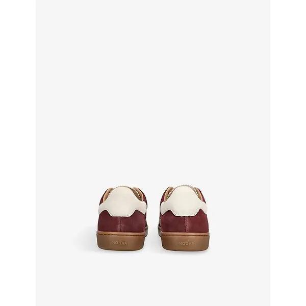 Hogan Suede Low-top Trainers - Wine