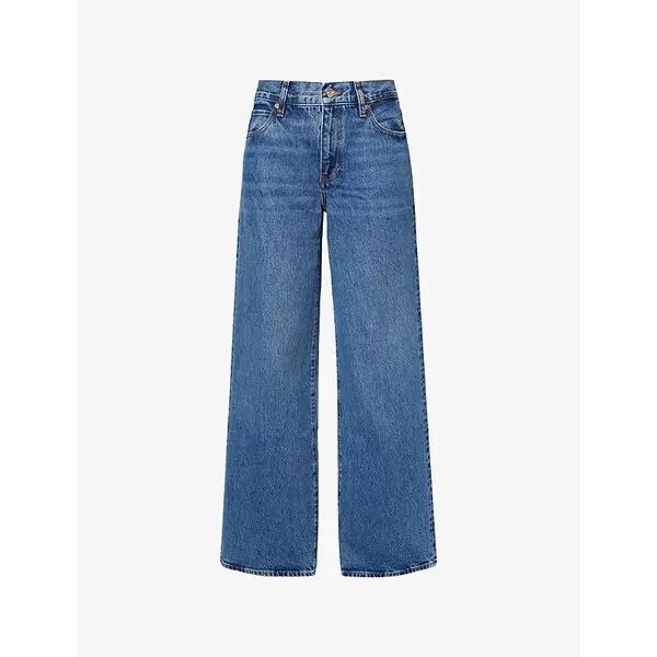 FRAME The Stroll Wide-leg Denim Jeans