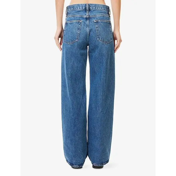 FRAME The Stroll Wide-leg Denim Jeans