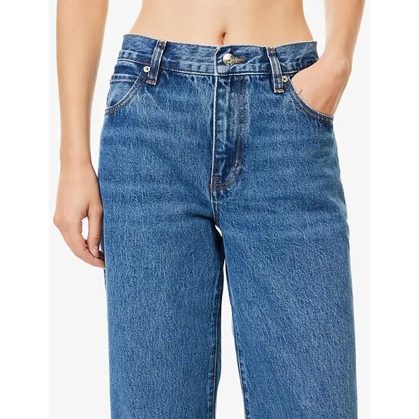 FRAME The Stroll Wide-leg Denim Jeans