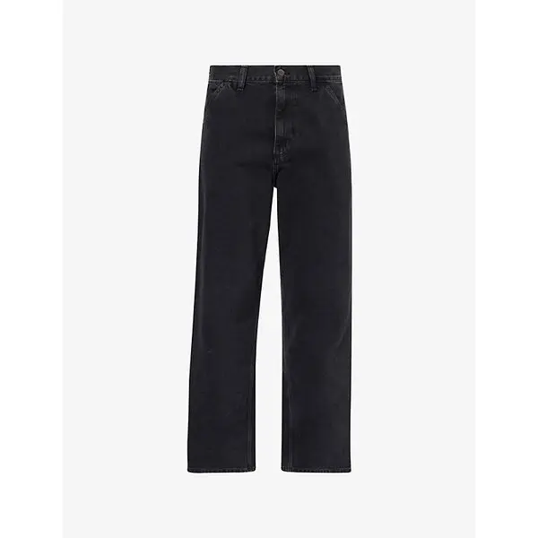 Carhartt Work In Progress Single Knee Straight-leg Denim Trousers