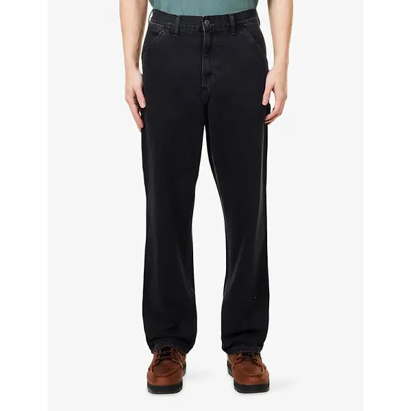 Carhartt Work In Progress Single Knee Straight-leg Denim Trousers