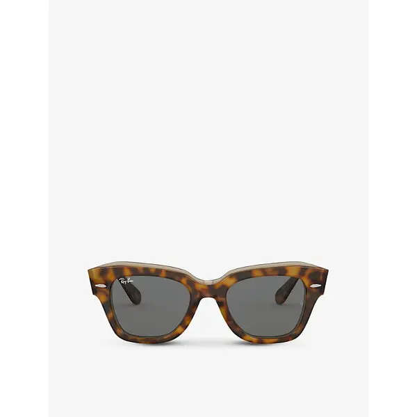 Ray-ban Rectangular-frame Sunglasses - Brown