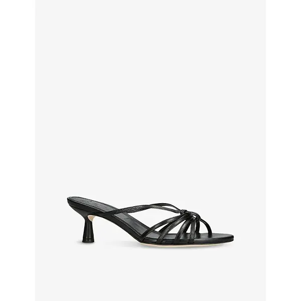 AeydĒ Abby Leather Heeled Mules