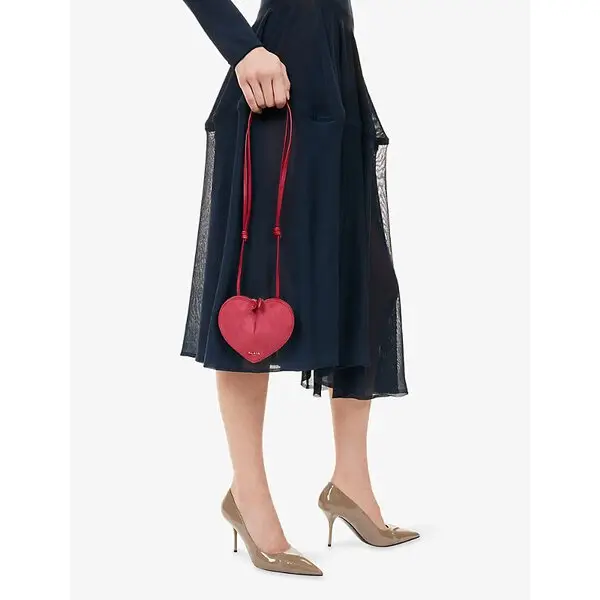 Alaïa Le Coeur Mini Leather Shoulder Bag