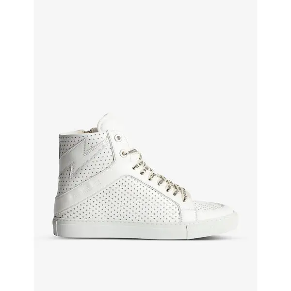Zadig&Voltaire High Flash High-top Leather Trainers