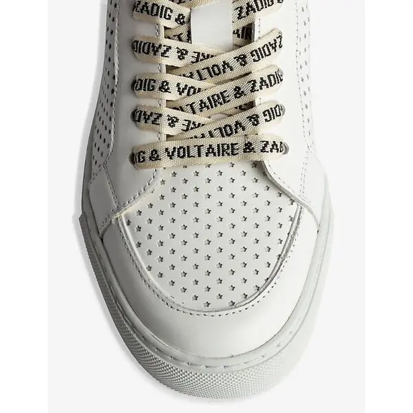 Zadig&Voltaire High Flash High-top Leather Trainers