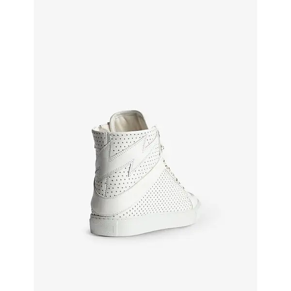 Zadig&Voltaire High Flash High-top Leather Trainers