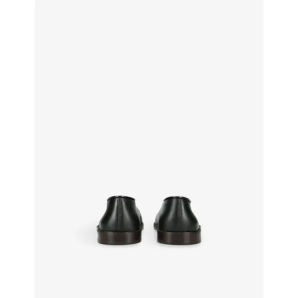 LEMAIRE Flat Piped Leather Slippers