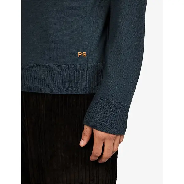 Paul Smith Long-sleeve Half-zip Merino Wool Jumper