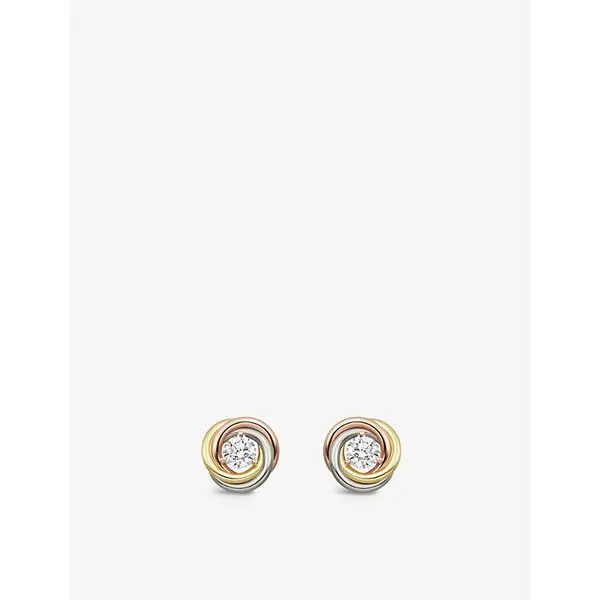 Cartier Trinity Diamond Earrings - Multicolour