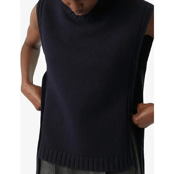 Soeur Or Tie-detail Wool-blend Jumper