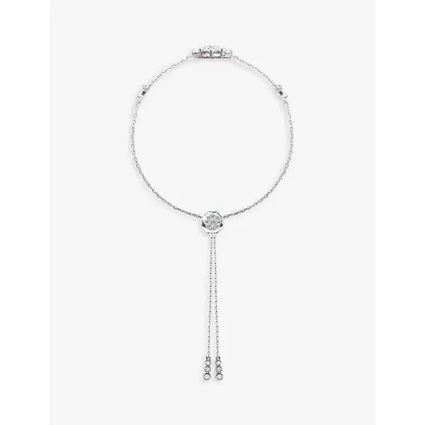CARAT* LONDON Camelia Sterling And Cubic Zirconia Bracelet - Silver