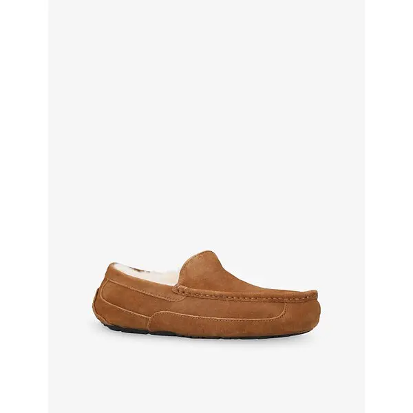 UGG Ascot Suede Loafers - Brown