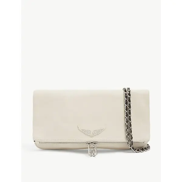 Zadig&Voltaire Rock Leather Clutch Bag - Flash