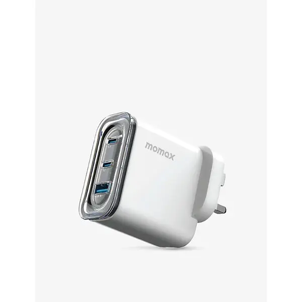 THE TECH BAR 3 Port 80w Charger - White