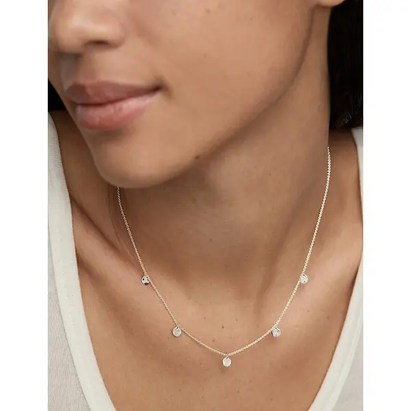 Monica Vinader Sterling Muse Station Necklace