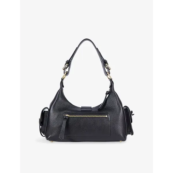 The Kooples Amelia Leather Shoulder Bag - Brown